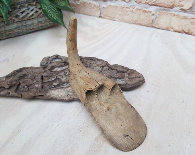 Vintage Harvest Hook, Primitive Wooden Hook, Farm Hand Harvest Tool ...