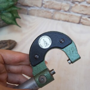 A Vintage Micrometer From the 1980s. East German Micrometer ...