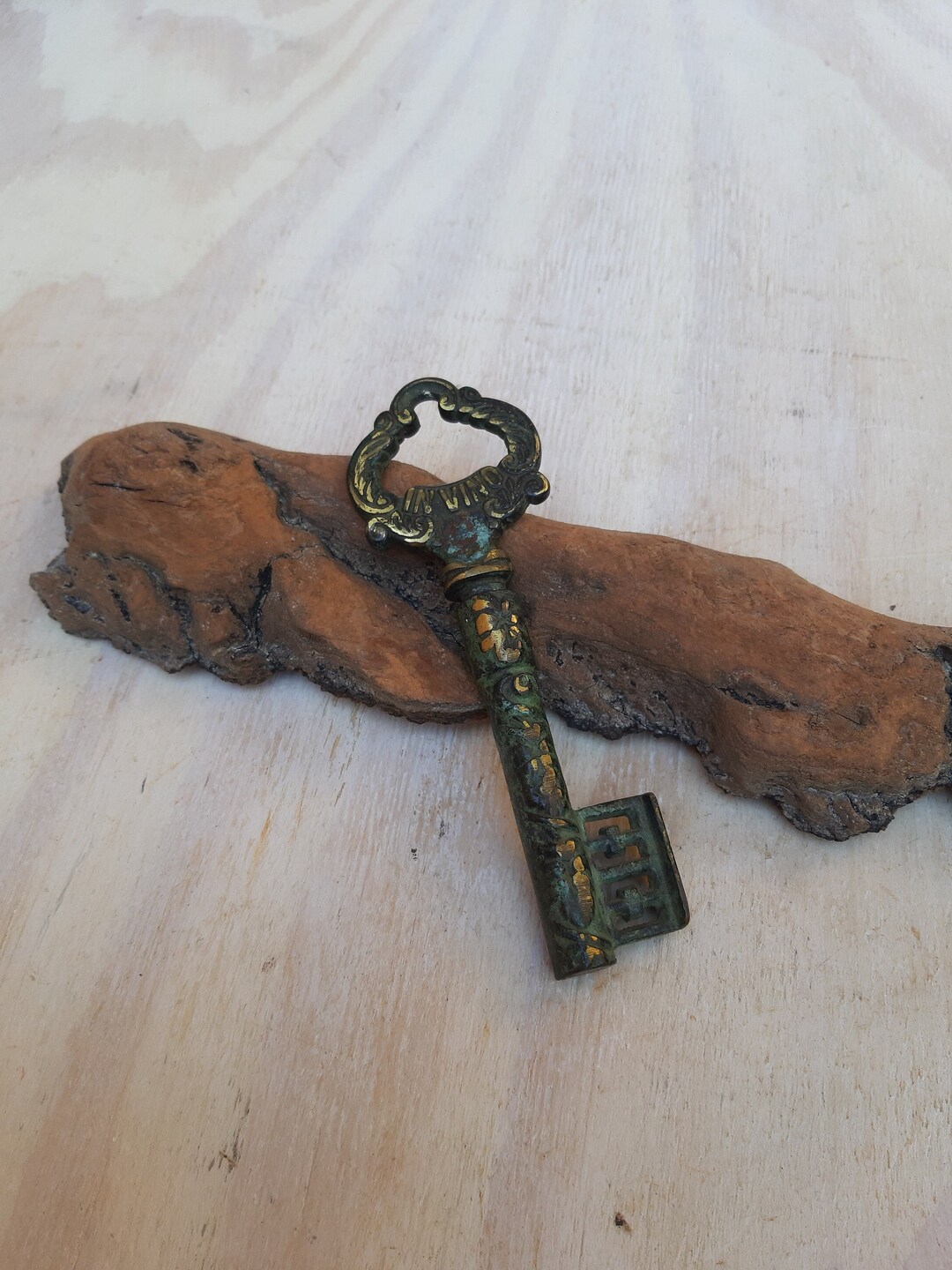 VERITAS Large Brass Corkscrew Wine Bottle Corkscrew Cork - Etsy