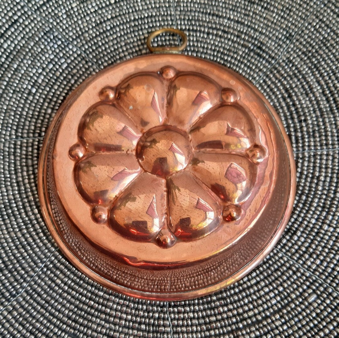 Copper Baking Dish, Retro Swedish Pan, Hanging Cooking Dish, Rustic ...