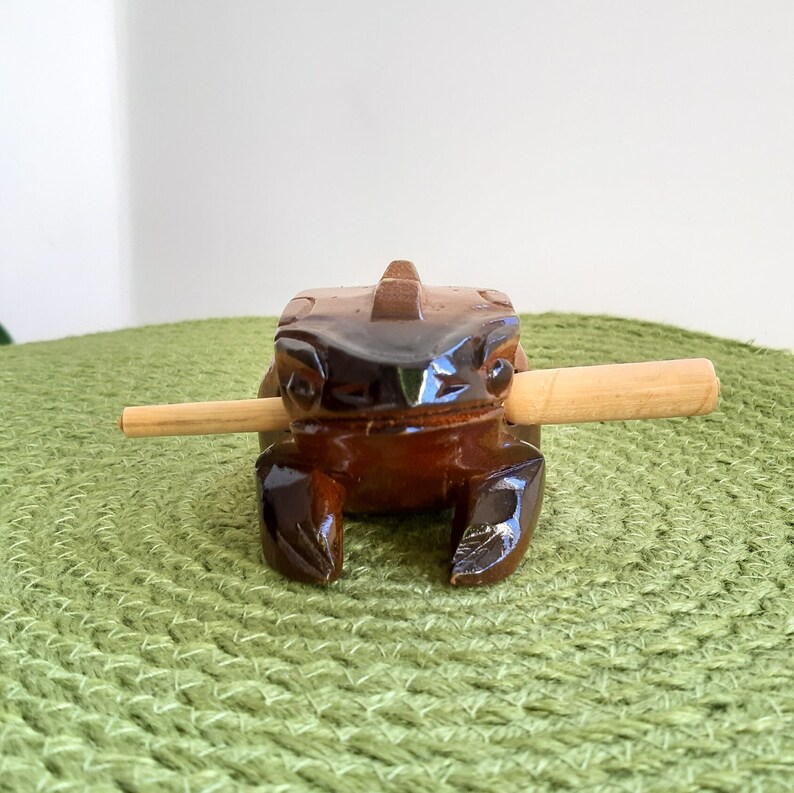 Musical Wooden Frog, Sound Frog, Percussion Instrument. - Etsy