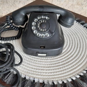 Retro Bakelite Phone, Bakelite Rotary Phone, Desk Phone, Gift for ...