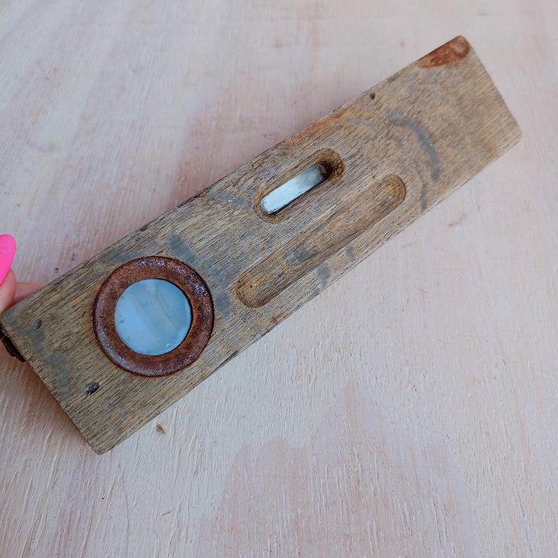 Vintage Wooden Level, Old Wooden Level, Small Level, Old Hand Tool - Etsy
