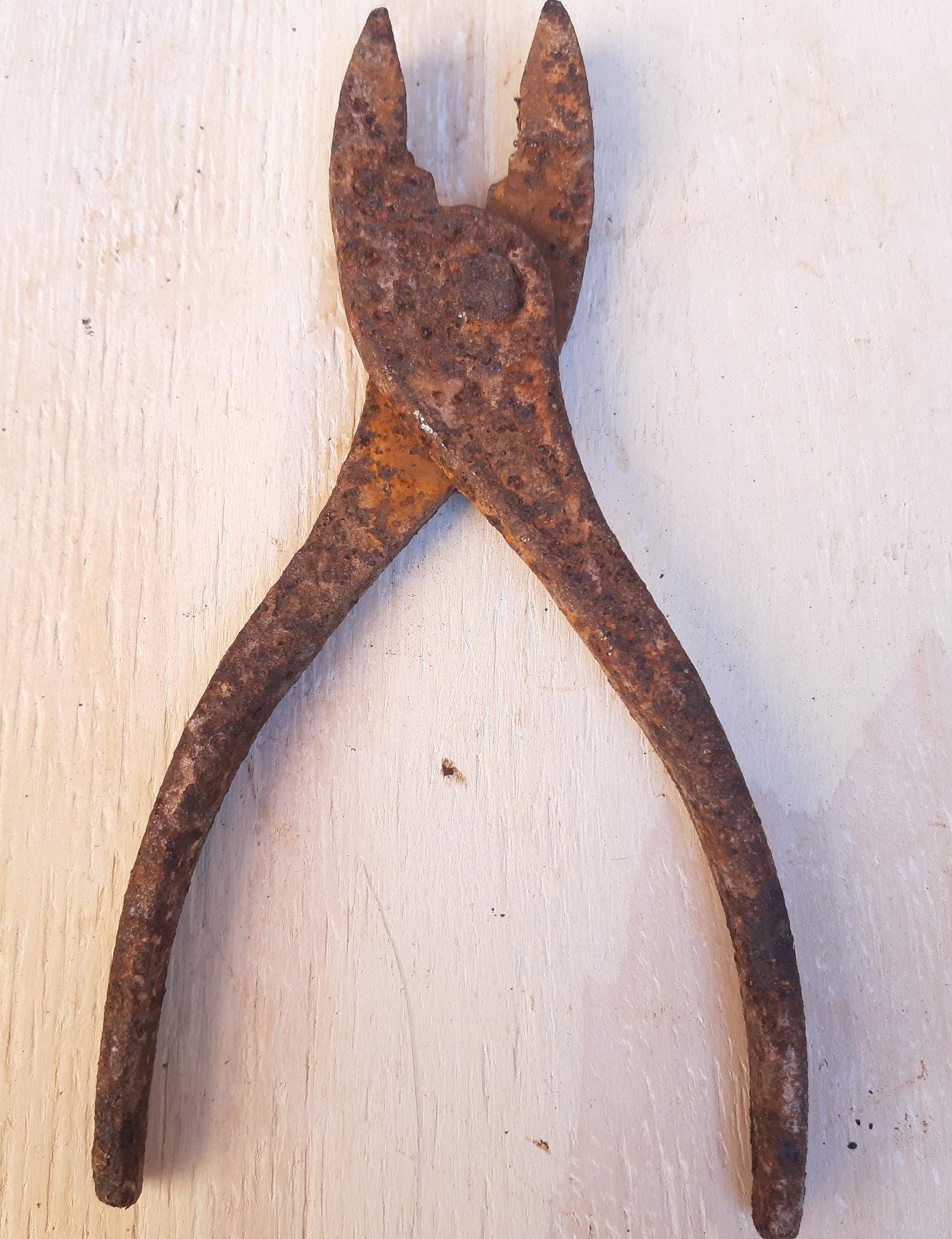 Old Iron Pliers, Rusty Retro Tool, Primitive Pliers. - Etsy