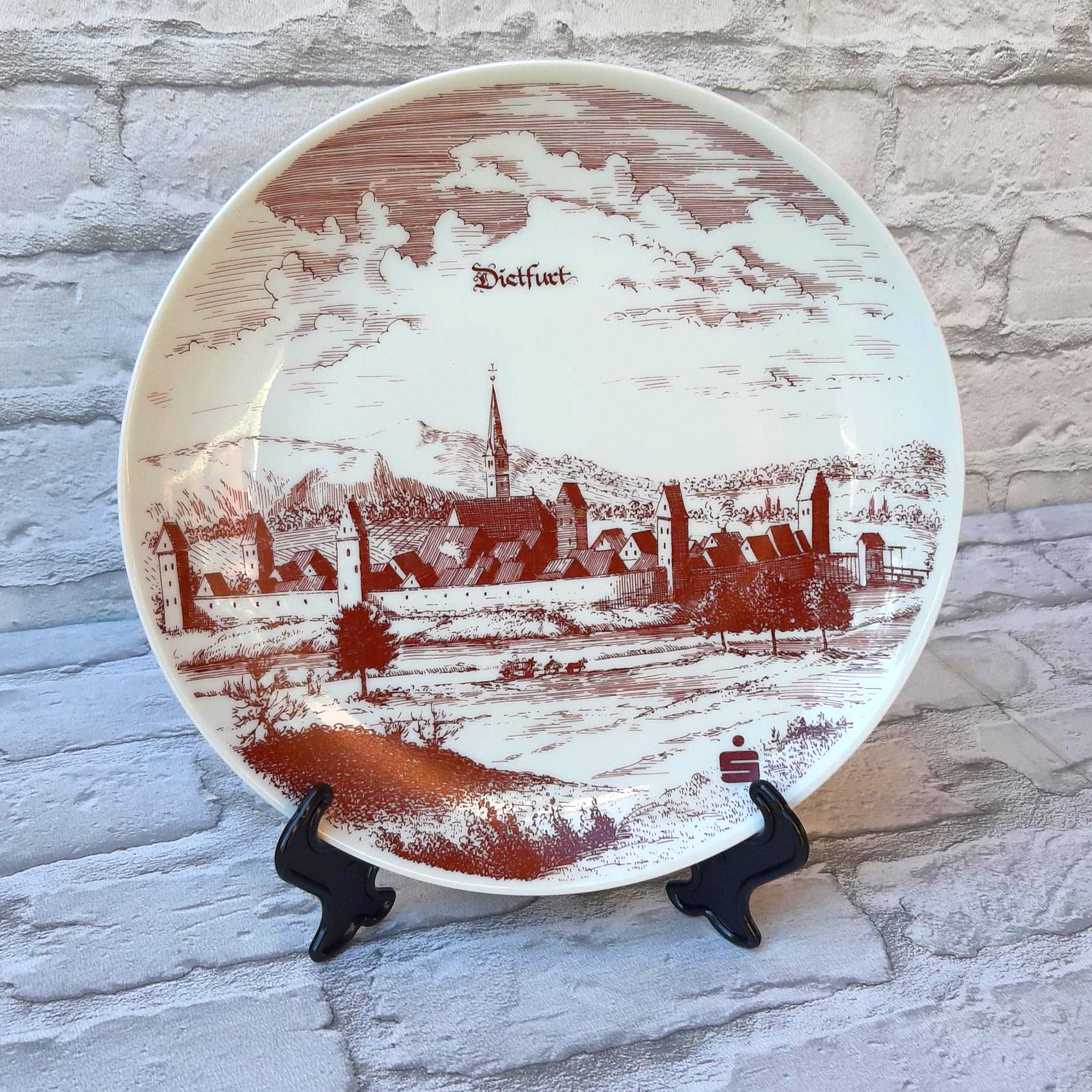 Bavarian Porcelain Plate. Decorative Plate Germany. German Dinner Plate ...