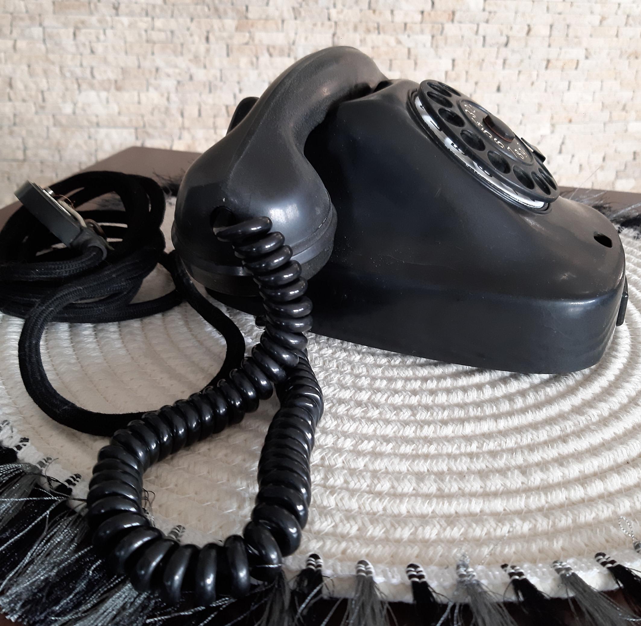 Retro Bakelite Phone, Bakelite Rotary Phone, Desk Phone, Gift for ...