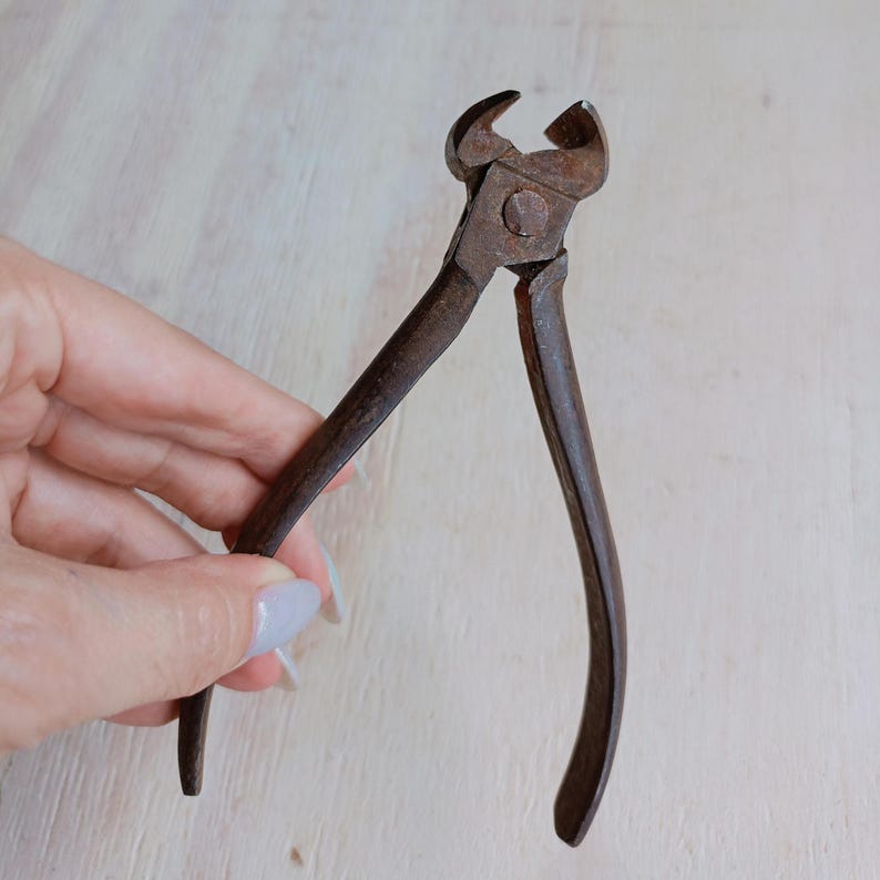 Vintage Rusty Pliers,hand Tool,garage Tool,iron Pliers - Etsy