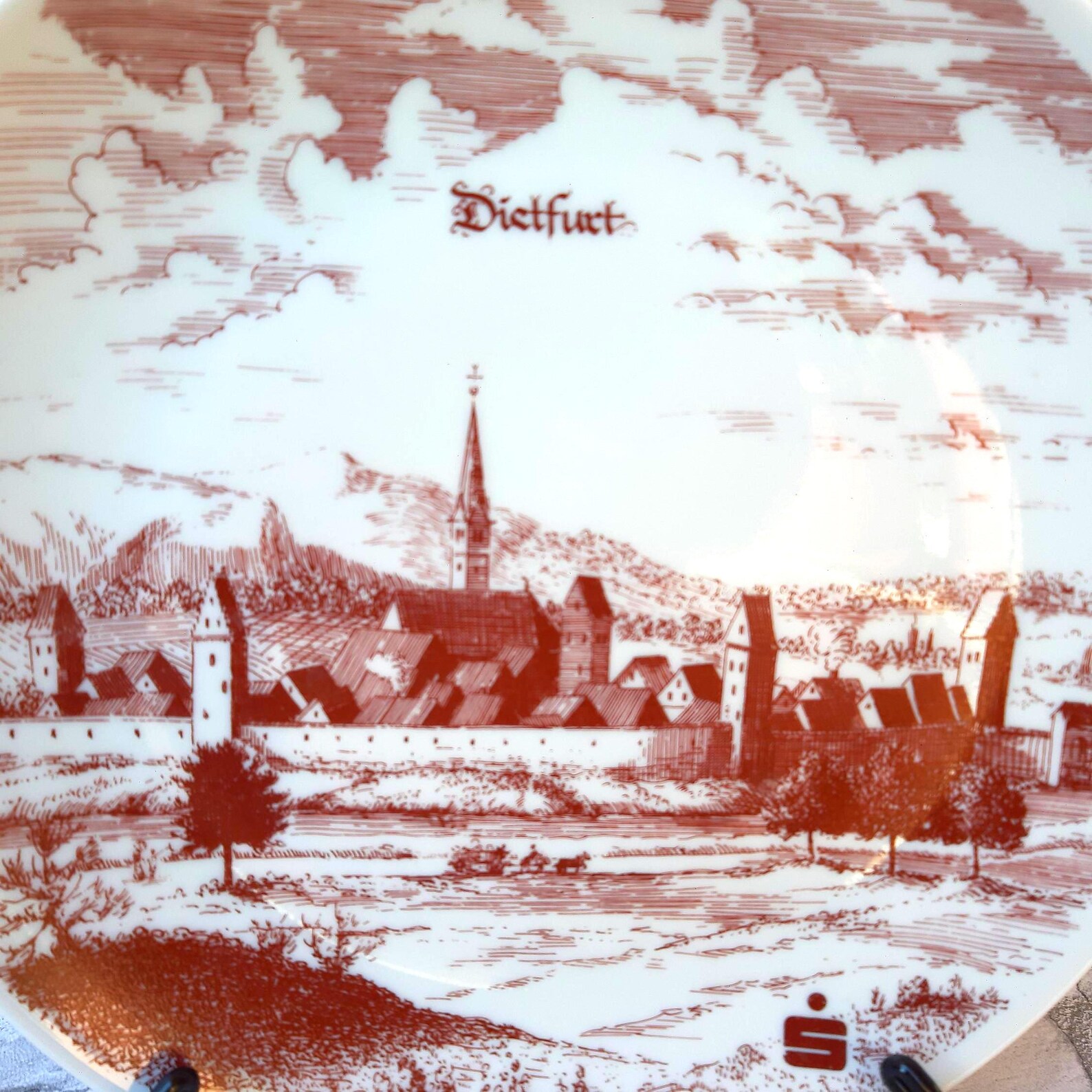 Bavarian Porcelain Plate. Decorative Plate Germany. German Dinner Plate ...