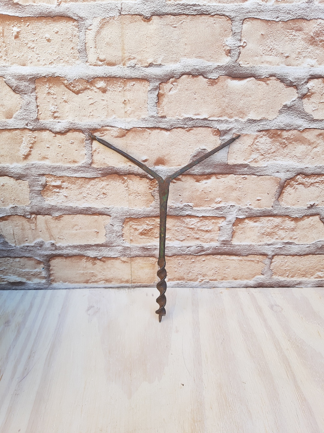 Vintage Drill Bit, Primitive Hole Tool, Rustic Hand Drill. - Etsy
