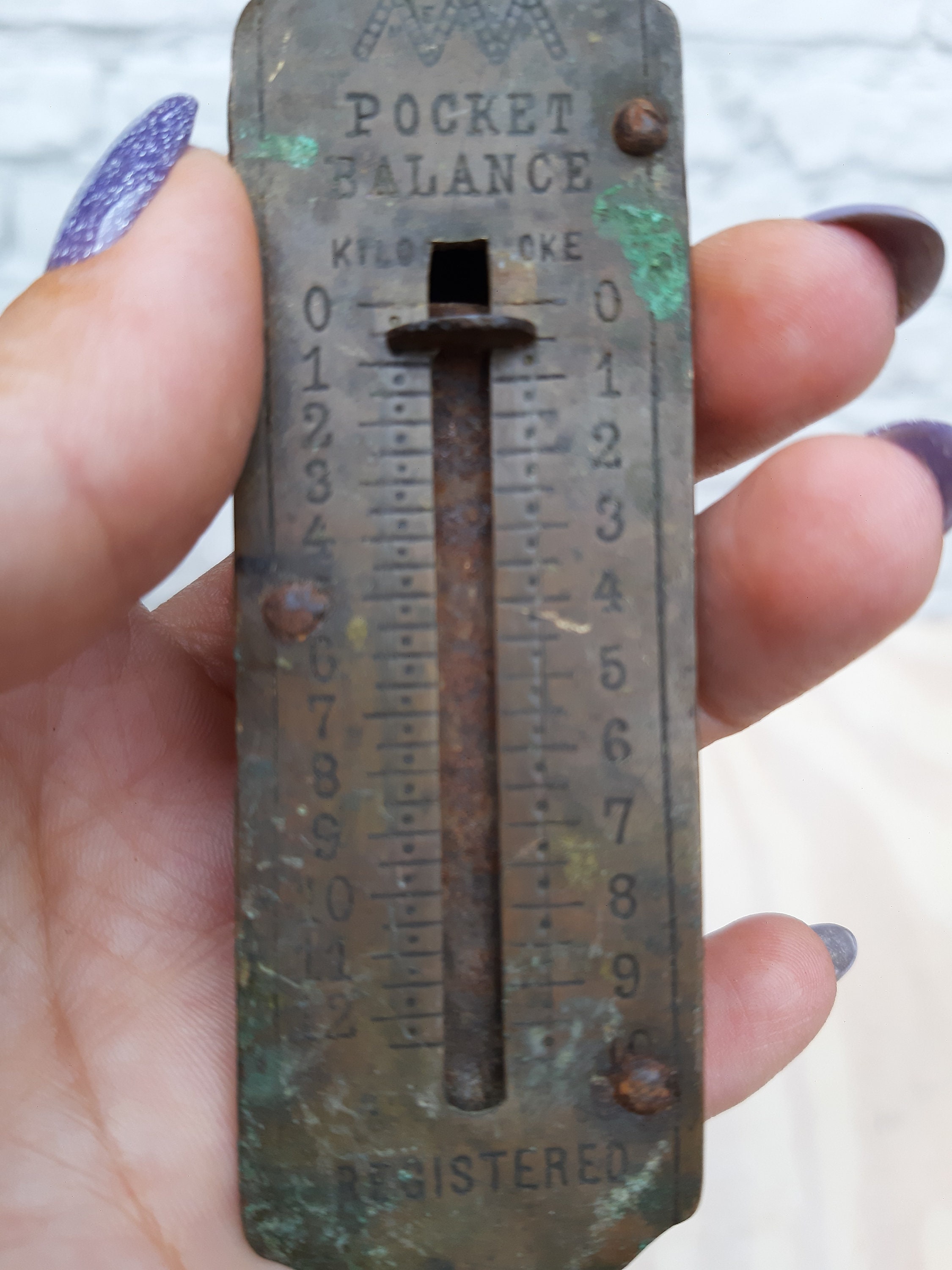 Vintage Pocket Scales, Spring Balance Scales, Old Weighing Device. - Etsy