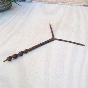 Vintage Drill Bit, Primitive Hole Tool, Rustic Hand Drill. - Etsy