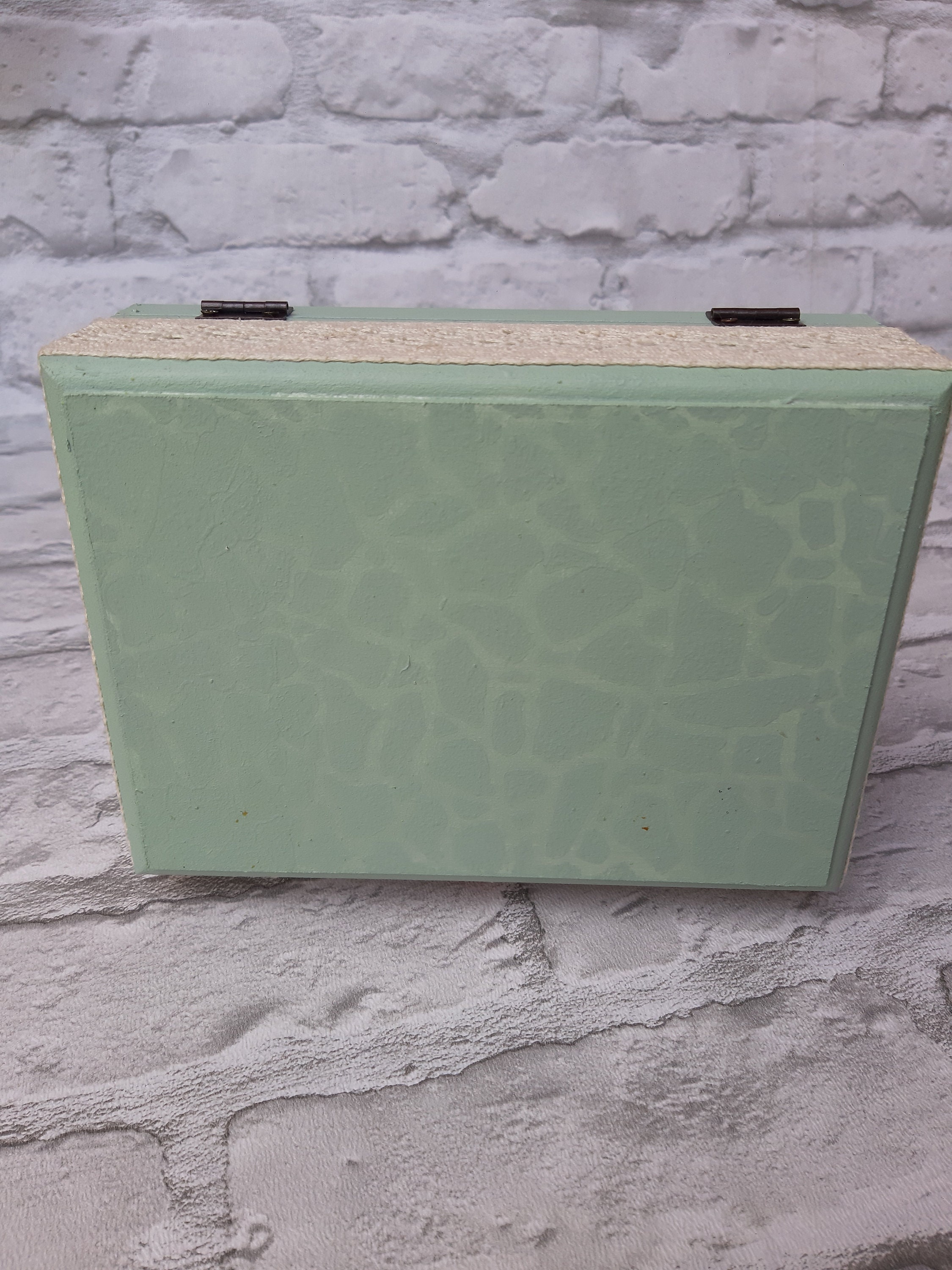 Jewelry Box. Souvenir Box. Embossed Box. Green Box. Wooden Box. A Box ...