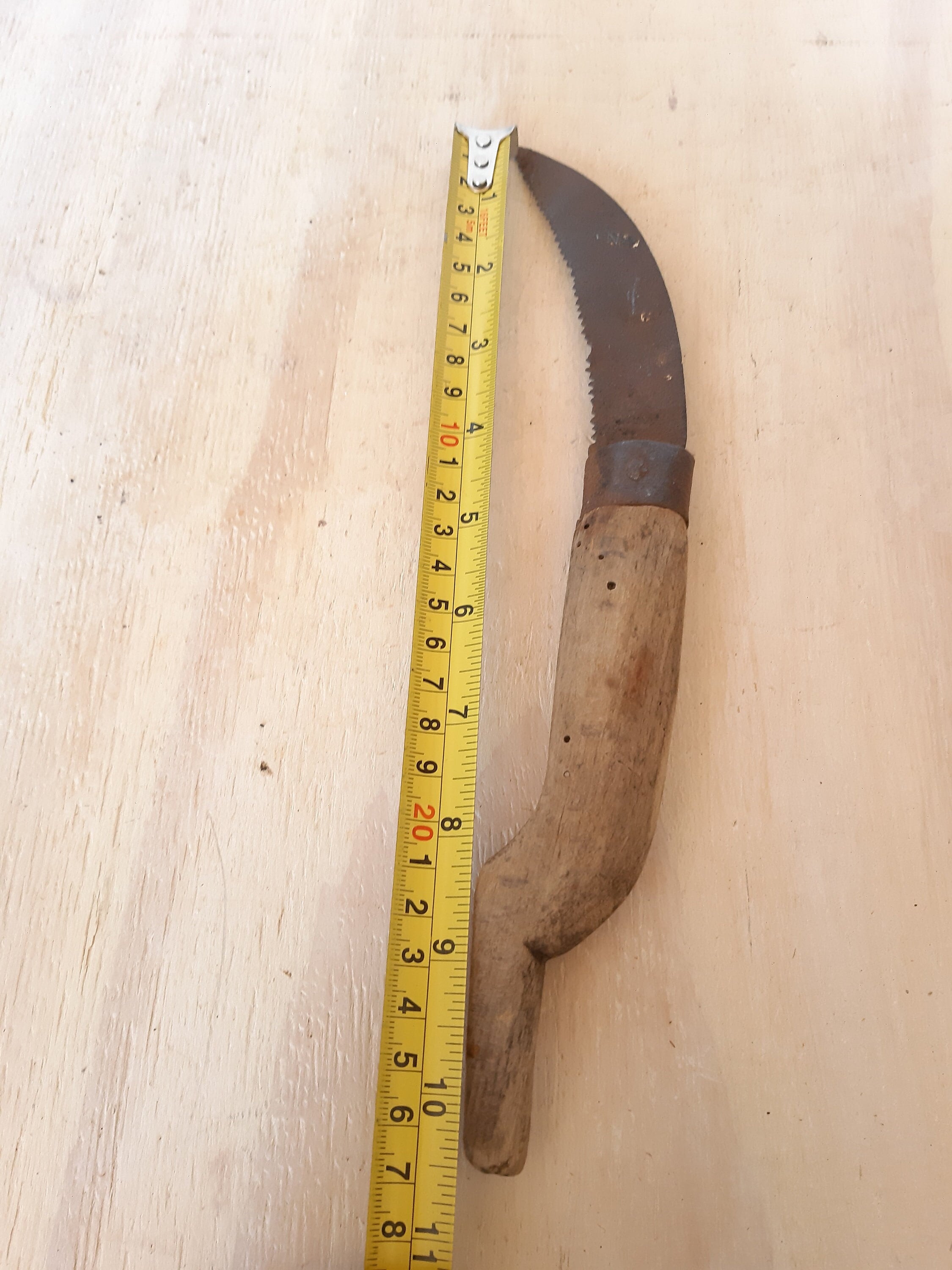Vintage Folding Sickle, Agricultural Hand Tool, Primitive Saw, Pocket ...