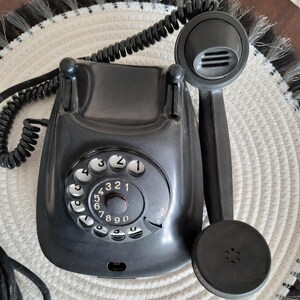 Retro Bakelite Phone, Bakelite Rotary Phone, Desk Phone, Gift for ...