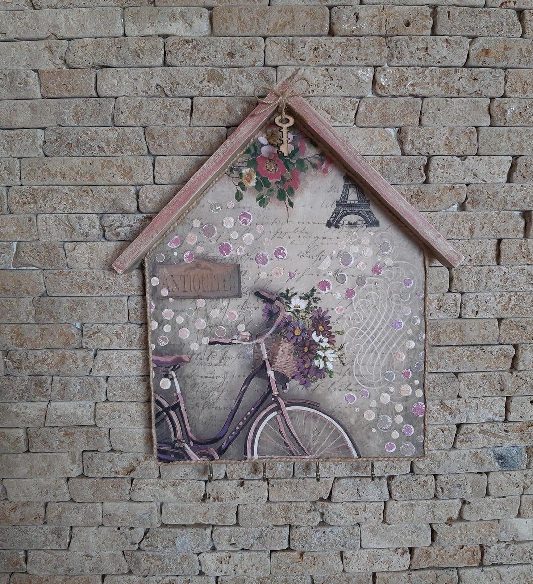 House for Keys. Key Holder for Wall. Family Hanger. Organizer for Keys ...