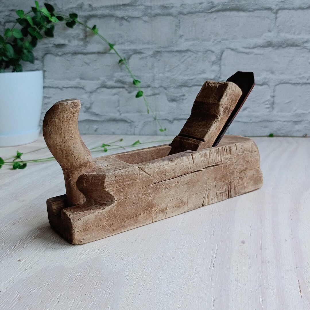 Vintage Wood Planer, Carpentry Planer, Hand Wood Tool, Old Chisel ...