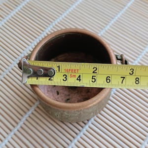 Small Inlaid Copper Bucket, Decorative Copper Vessel, Rustic Copper ...