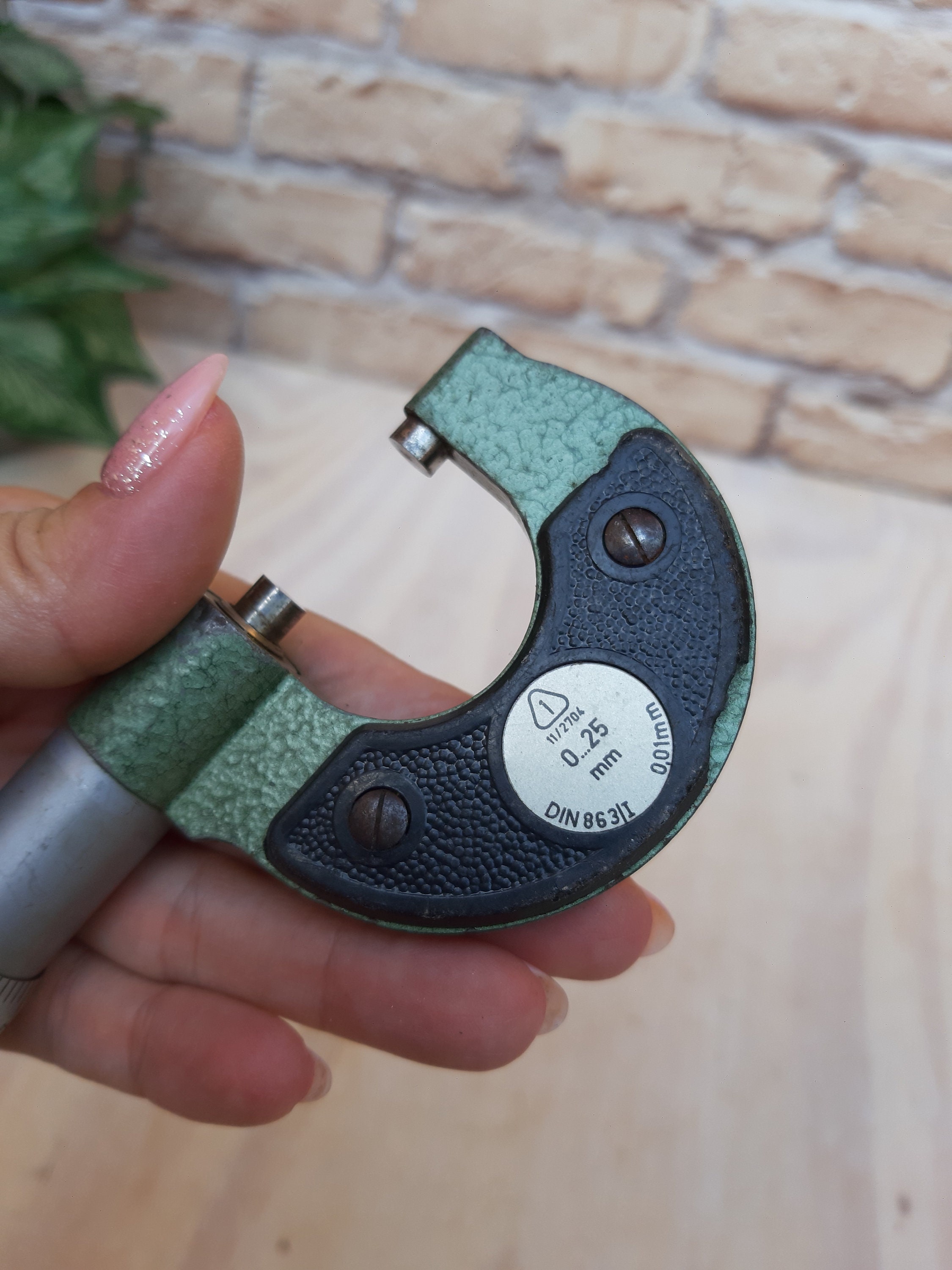 A Vintage Micrometer From the 1980s. East German Micrometer ...