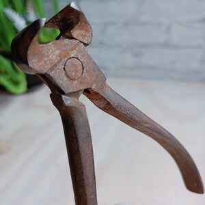 Vintage Rusty Pliers,hand Tool,garage Tool,iron Pliers - Etsy