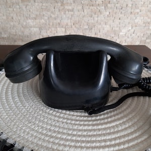Retro Bakelite Phone, Bakelite Rotary Phone, Desk Phone, Gift for ...