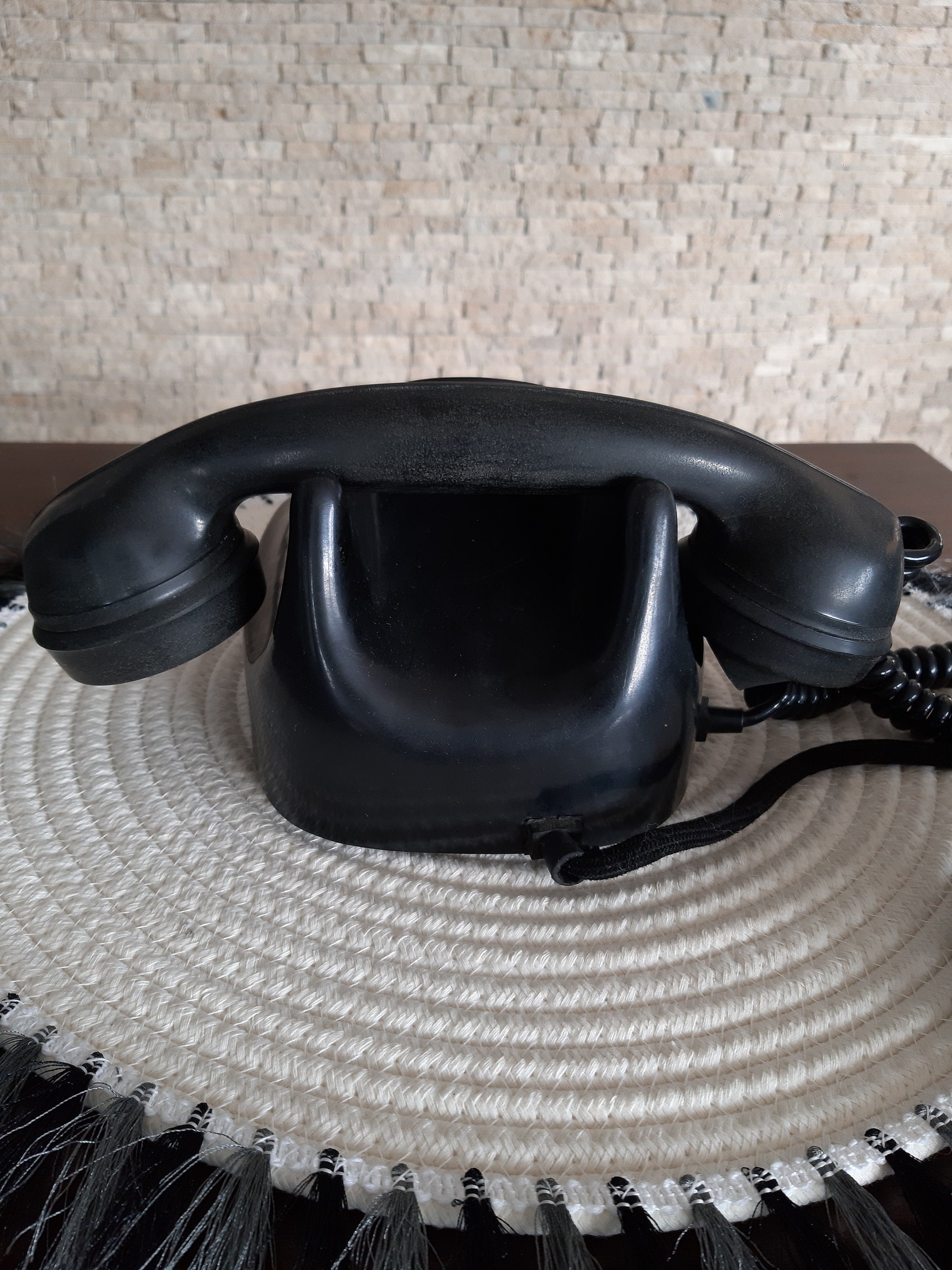 Retro Bakelite Phone, Bakelite Rotary Phone, Desk Phone, Gift for ...