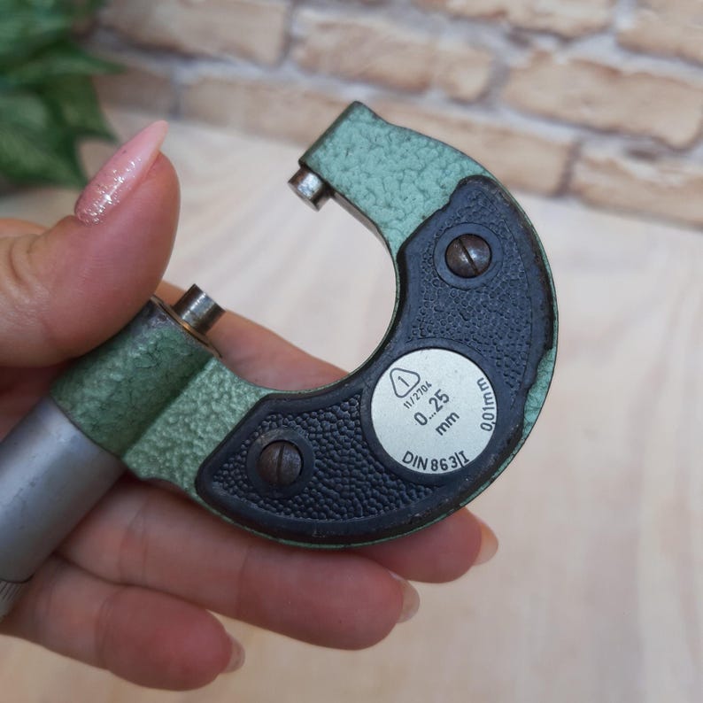 A Vintage Micrometer From the 1980s. East German Micrometer ...