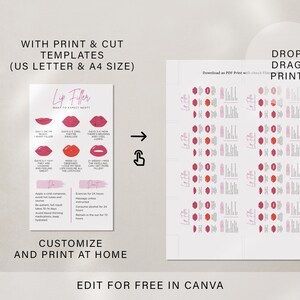 Lip Filler Aftercare Instructions Template Editable Lip Filler Healing ...