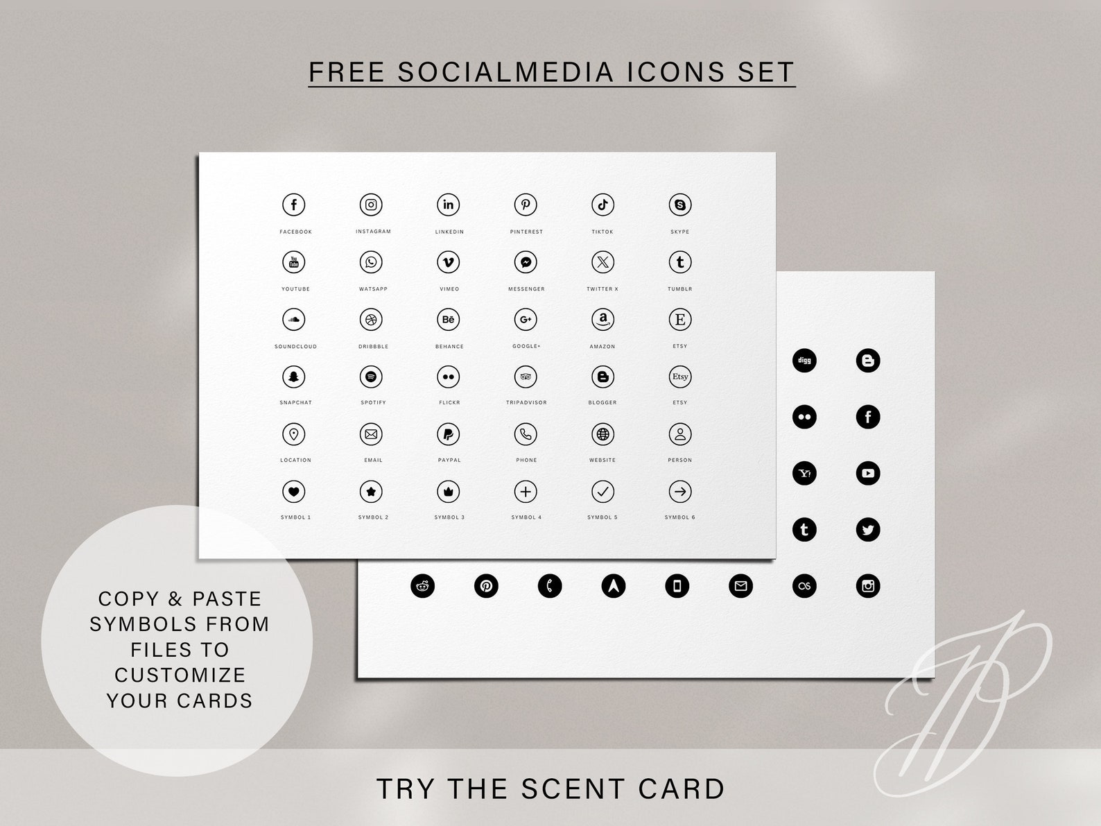 Candle Scent Card Template, Scent Tester Card, Editable Wax Melt ...