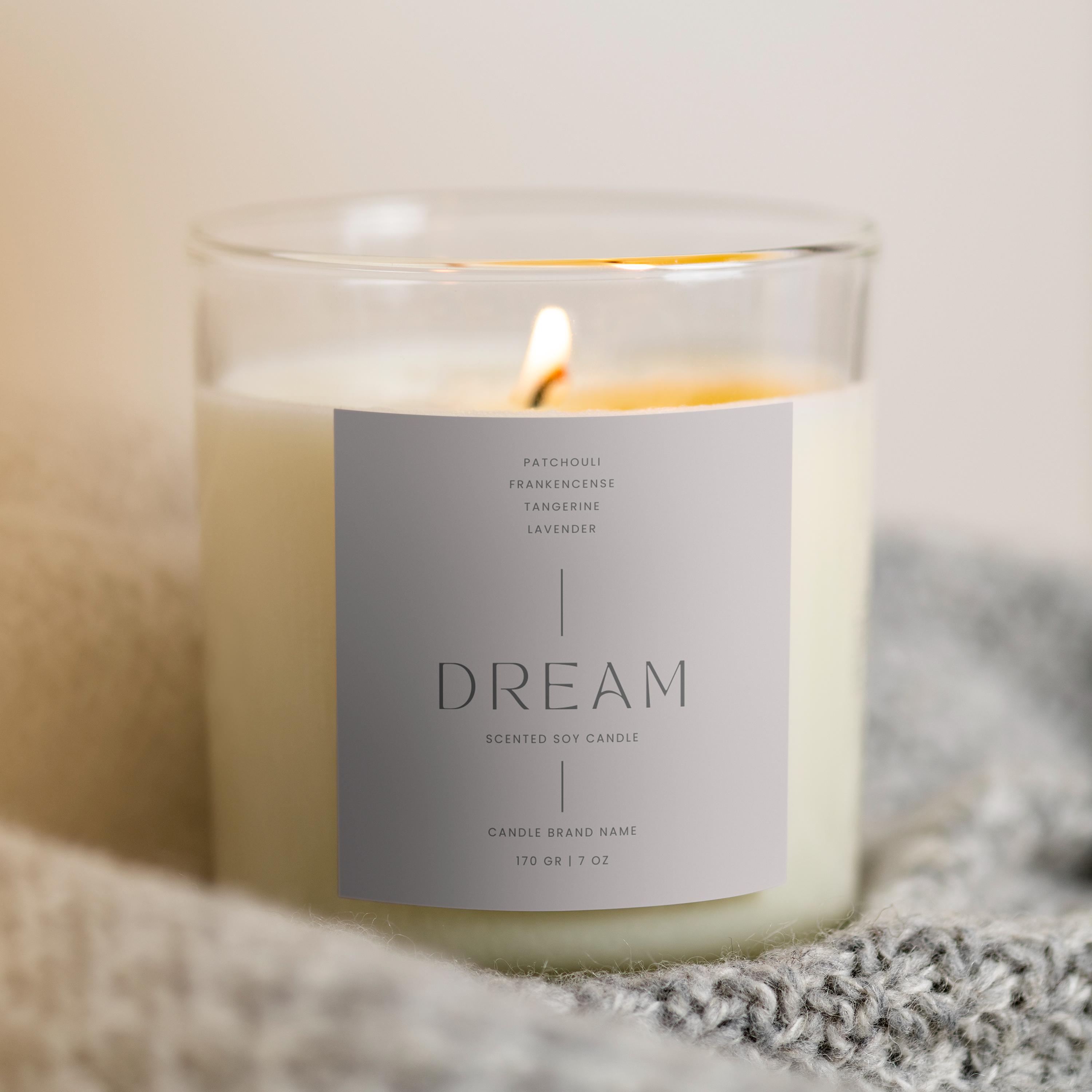 Editable Canva Candle Label Template, Customizable Label, Instant ...