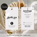 Editable Business Price Tag Template With Washing Instructions, Crochet ...