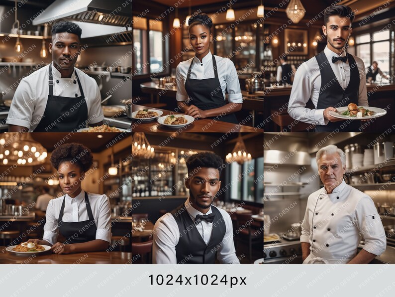 10 Restaurant Cafe Staff Stock Images | Website Social Media ...