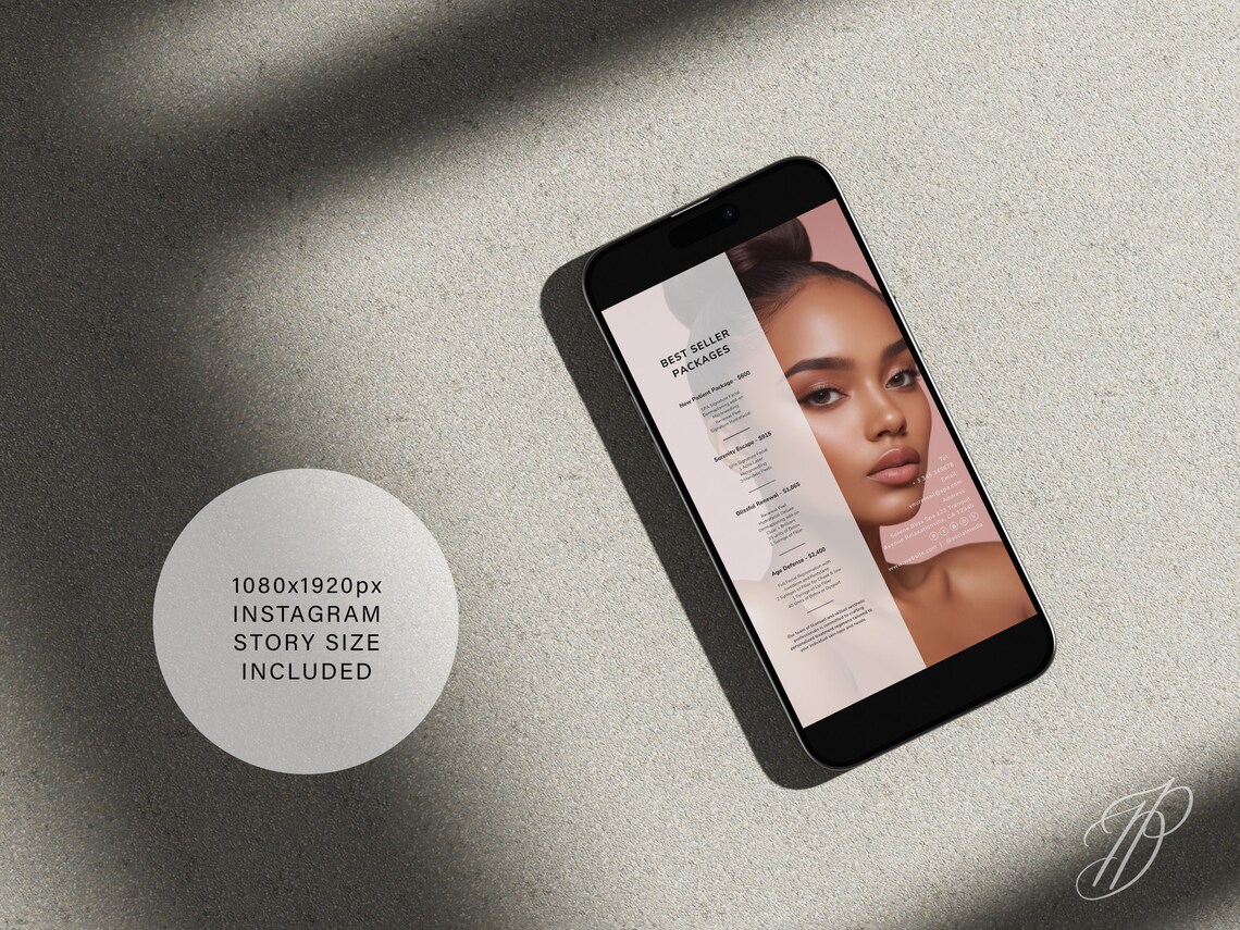 Botox Dermal Filler Packages Flyer Template, Spa Brand Advertisement ...