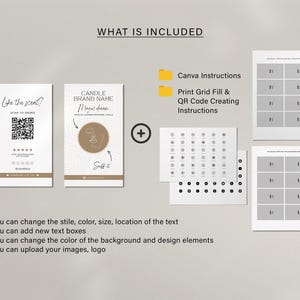 Candle Scent Card Template, Scent Tester Card, Editable Wax Melt ...