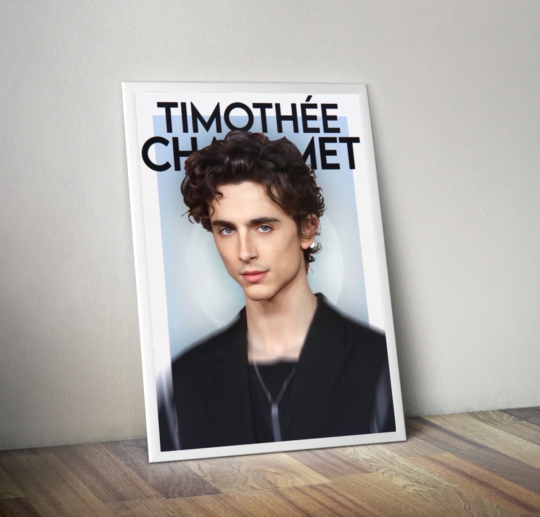 Timothée Chalamet DIGITAL DOWNLOAD Wall Art - Etsy UK