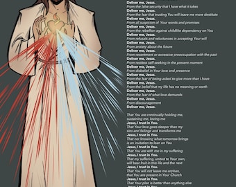 Litany of Humility, Litany of Trust, PDF Printable 4X6 and 5X7 Size ...