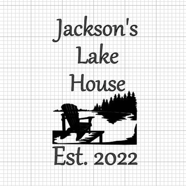 Lake House Decal - Etsy