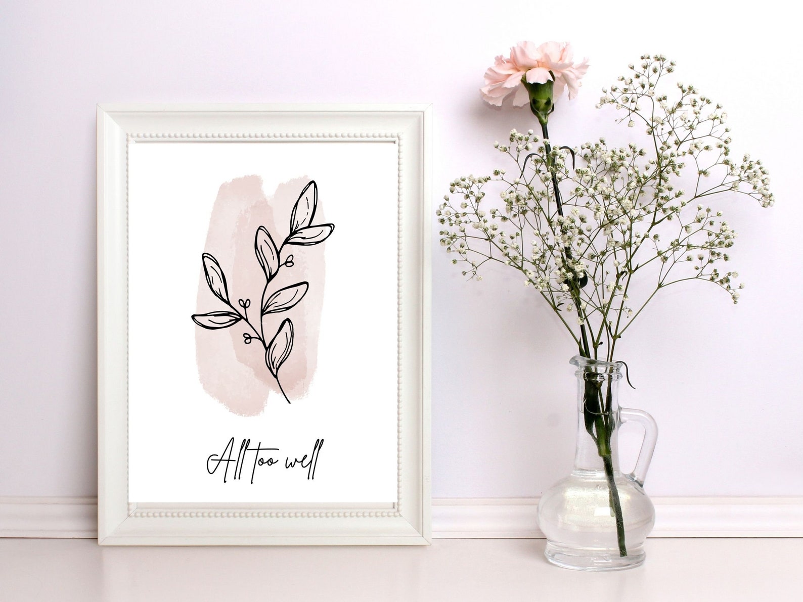 All Too Well Printable // Printable Wall Art // Pink Quotes // Taylor ...