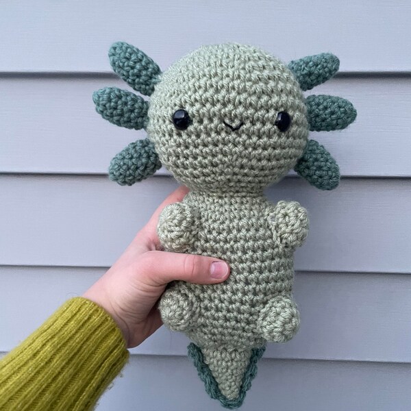 Large Axolotl Crochet Pattern - Etsy