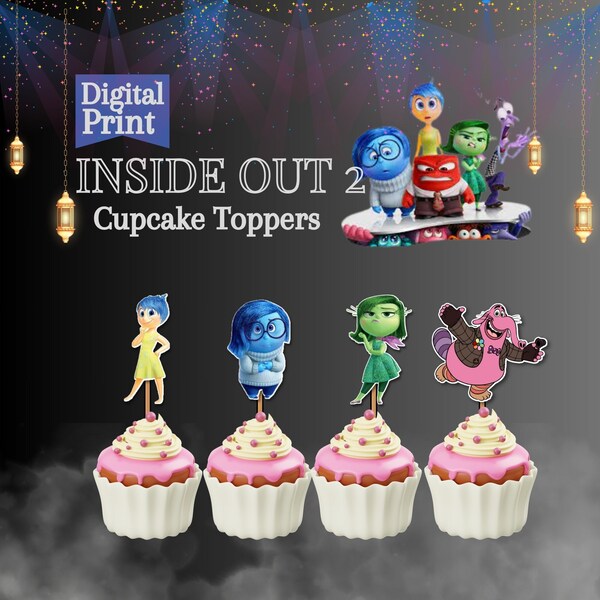 Inside Out Printable Cupcake Topper - Etsy