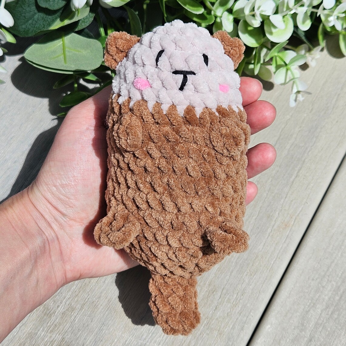 Baby Otter, Crochet Otter Keychain, Plush Otter, Cute Baby Otter, Otter ...