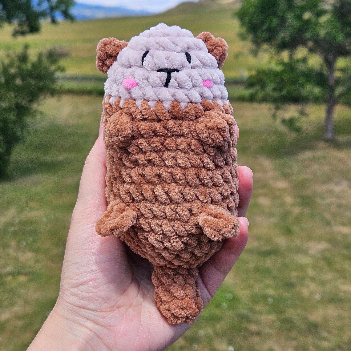Baby Otter, Crochet Otter Keychain, Plush Otter, Cute Baby Otter, Otter ...