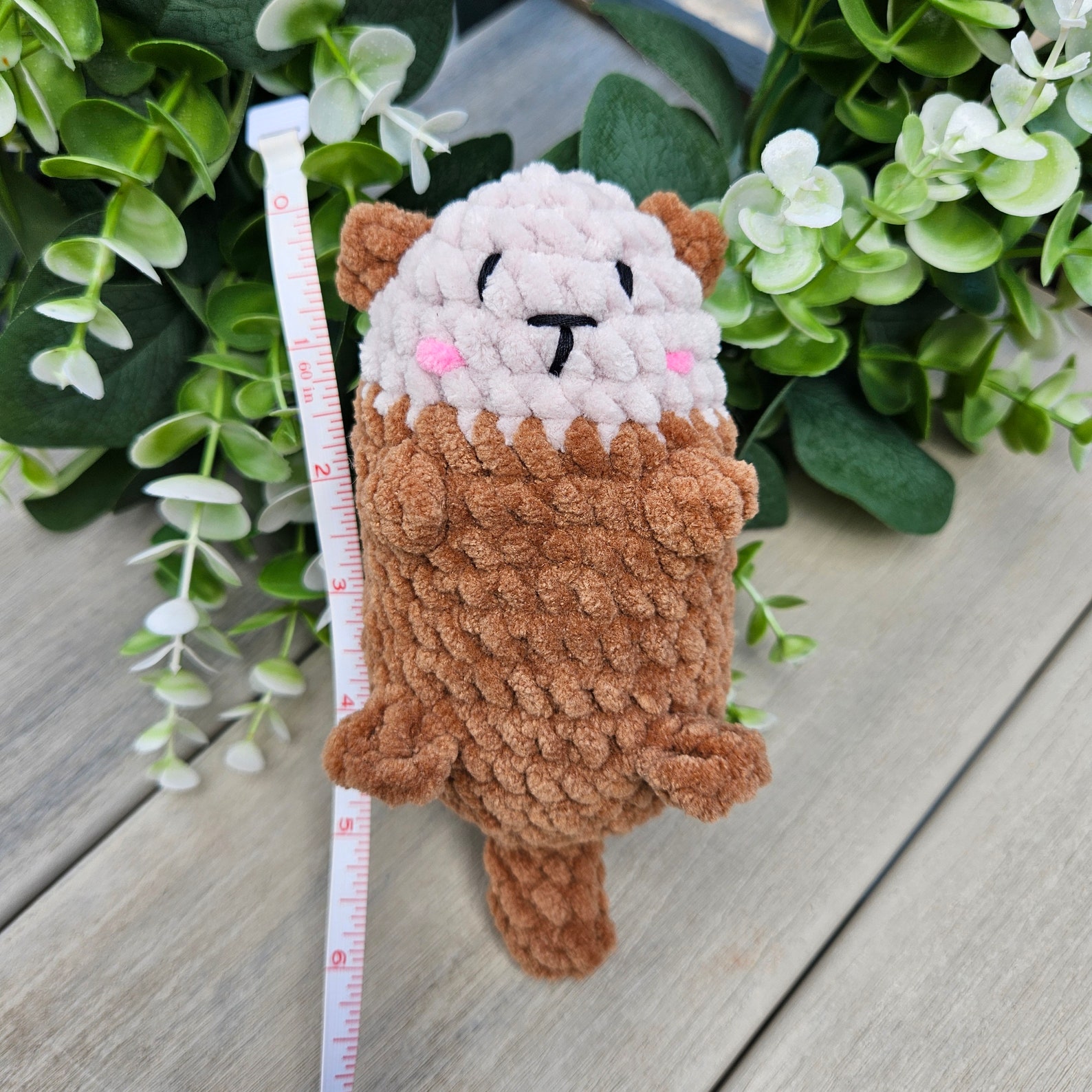 Baby Otter, Crochet Otter Keychain, Plush Otter, Cute Baby Otter, Otter ...