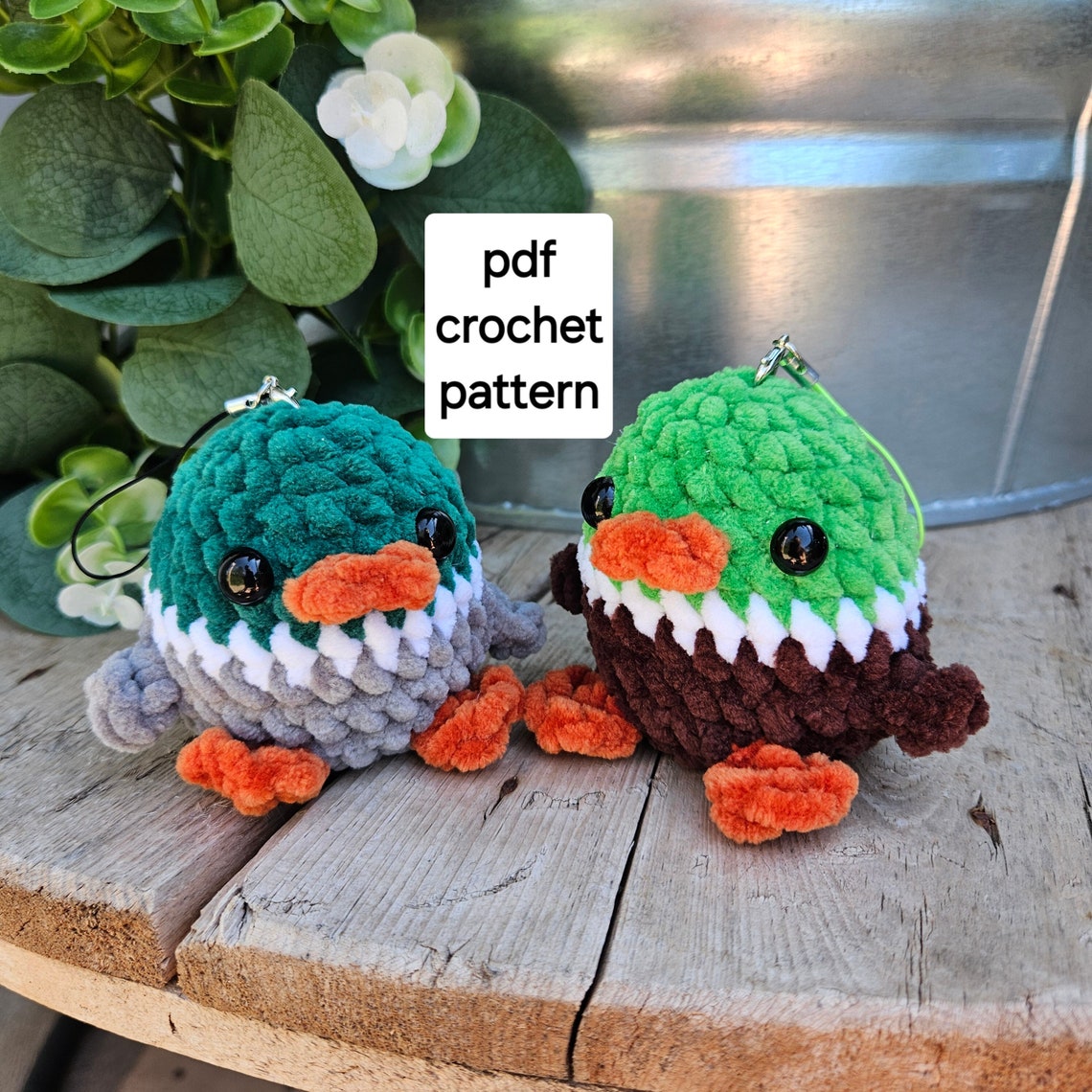Baby Mallard Download Pdf Pattern, No Sew Mallard Digital Crochet ...