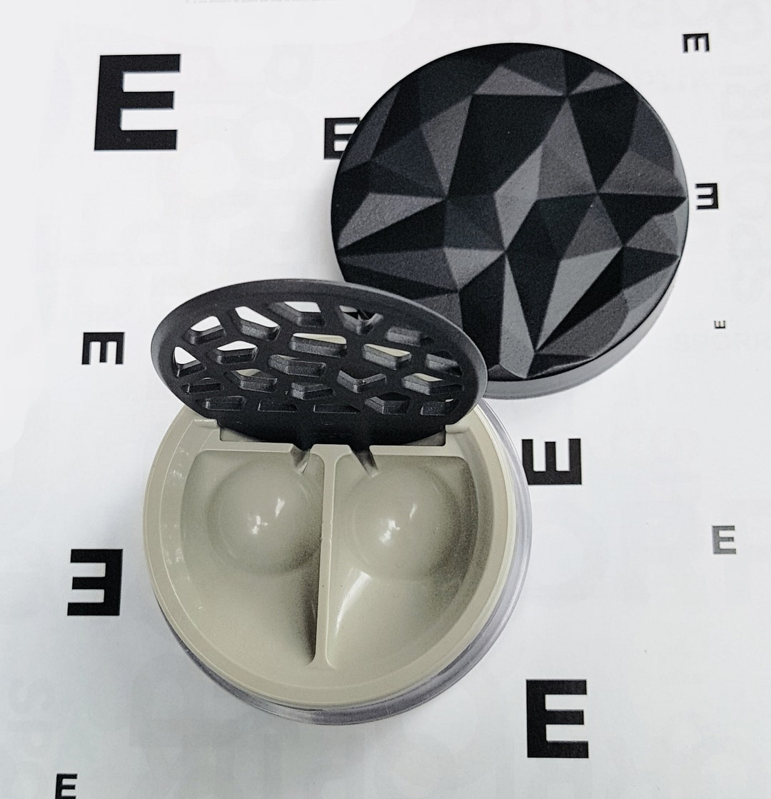 Geometric Lensbix Contact Lens Case. the Perfect Contact Lens Case for ...