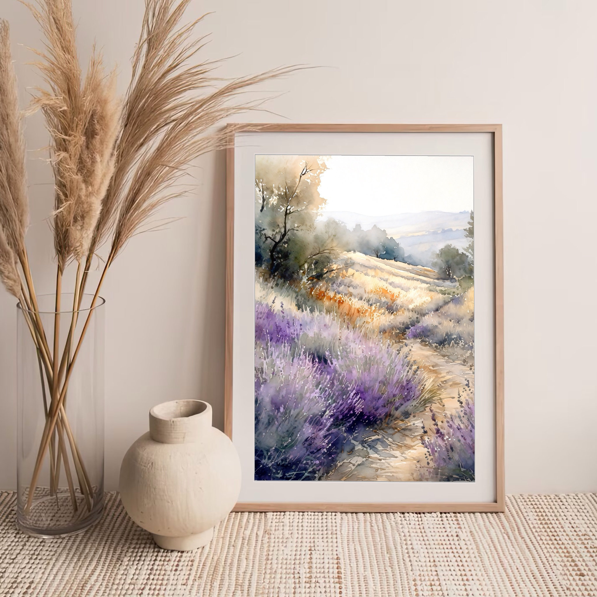 Provence Print, France Wall Art, Watercolor Painting, France Decor ...