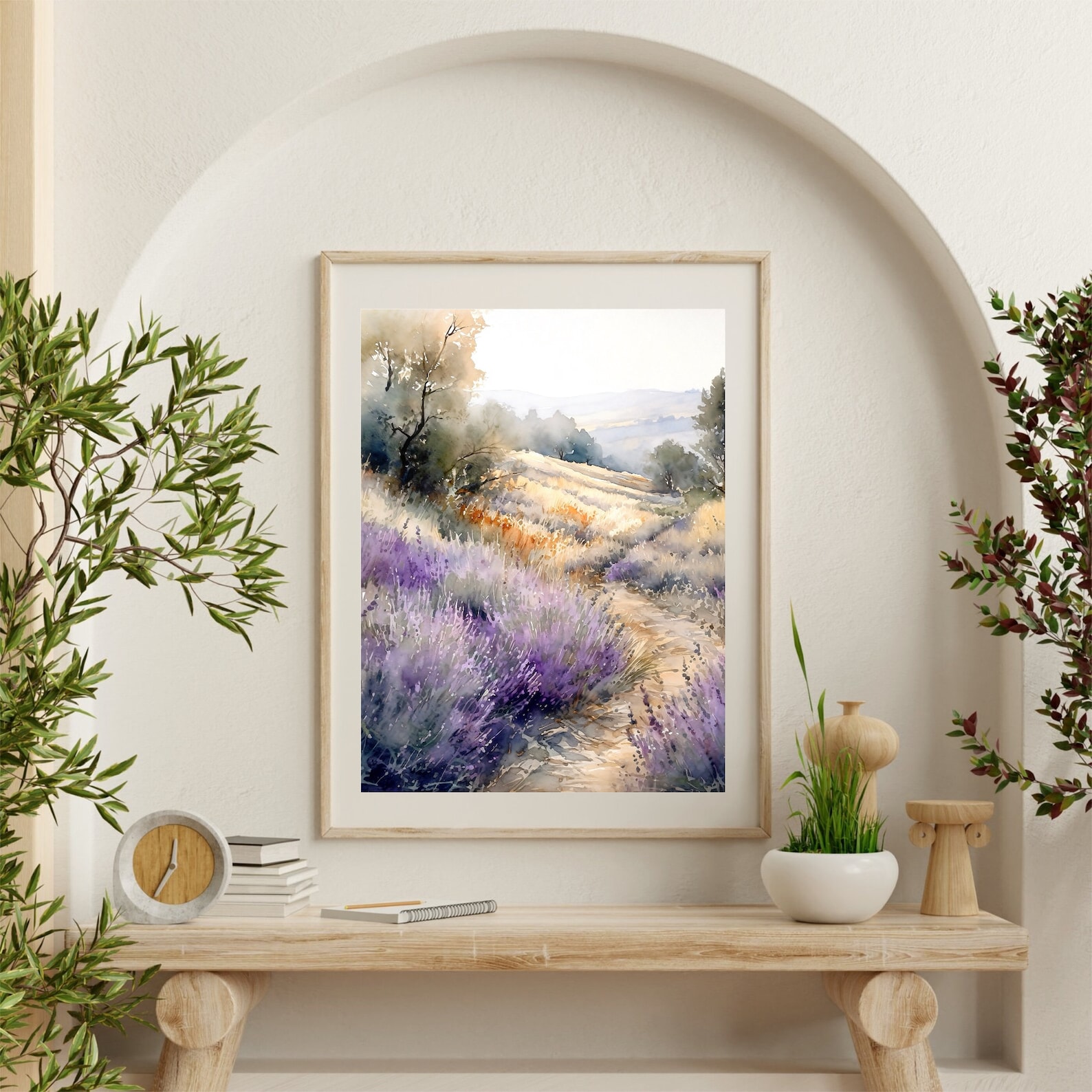 Provence Print, France Wall Art, Watercolor Painting, France Decor ...
