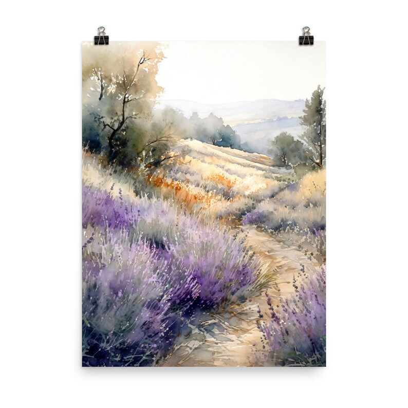 Provence Print, France Wall Art, Watercolor Painting, France Decor ...