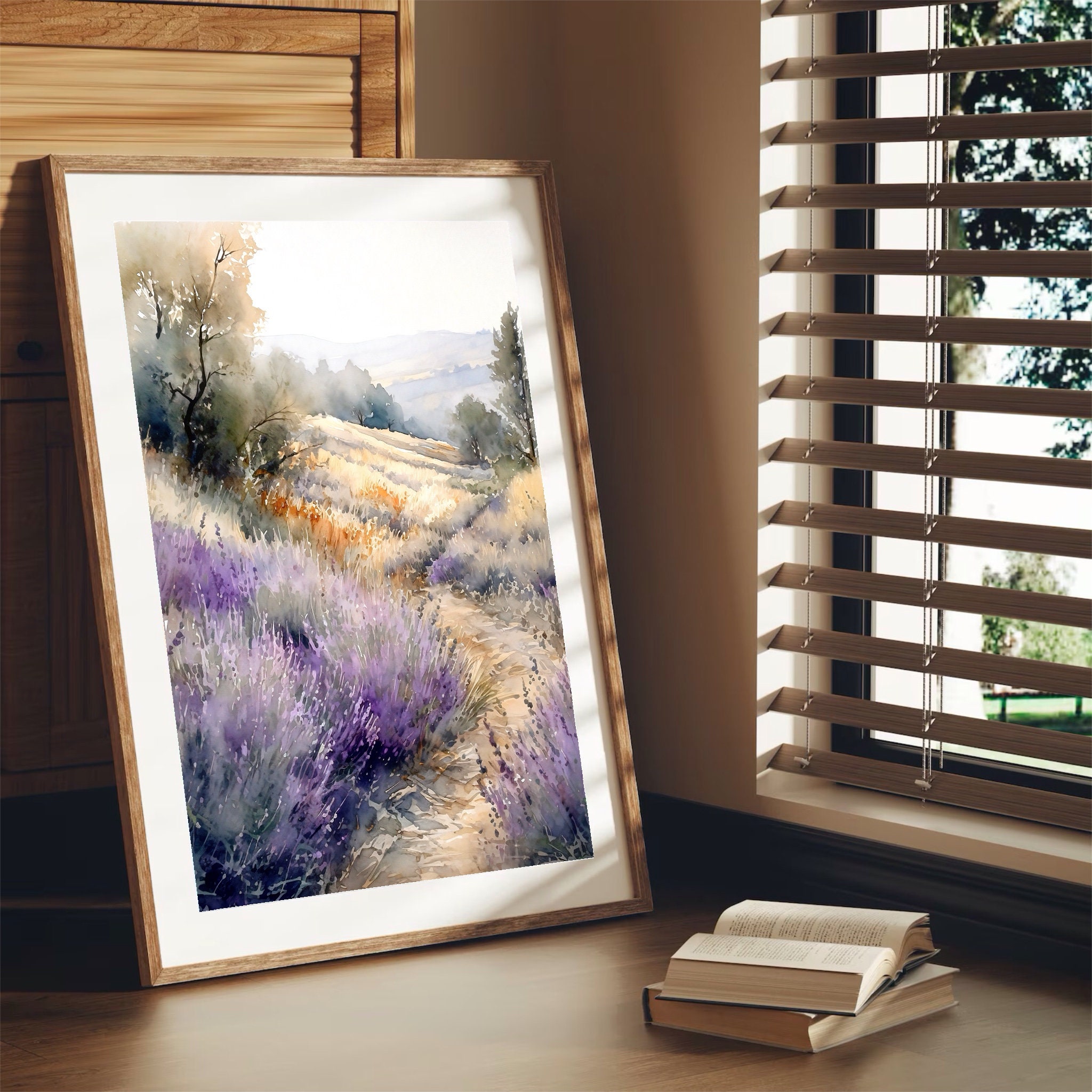 Provence Print, France Wall Art, Watercolor Painting, France Decor ...