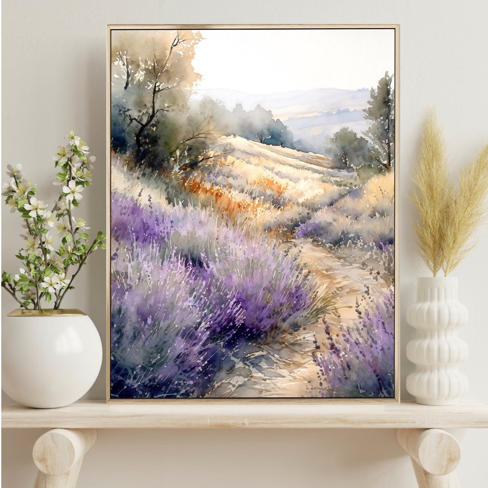 Provence Print, France Wall Art, Watercolor Painting, France Decor ...