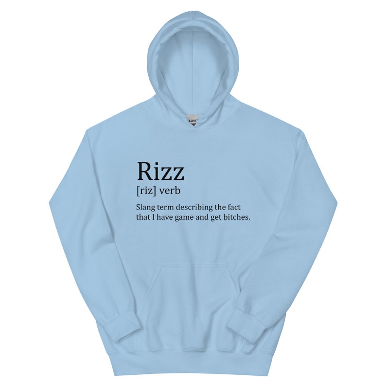 Rizz Definition Hoodie Funny Meme Sweatshirt Gyat Rizz Ohio - Etsy